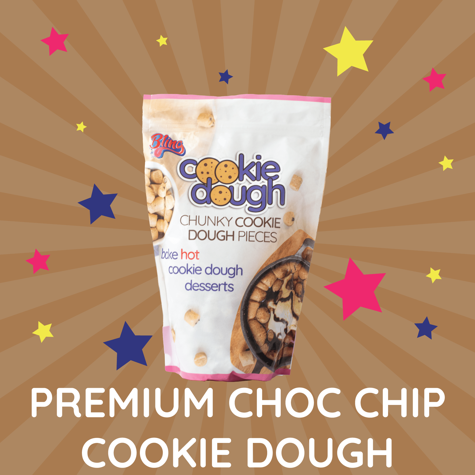 Cookie Dough Combi Pack - Premium Choc Chip & Brownie| Bling Ingredients™
